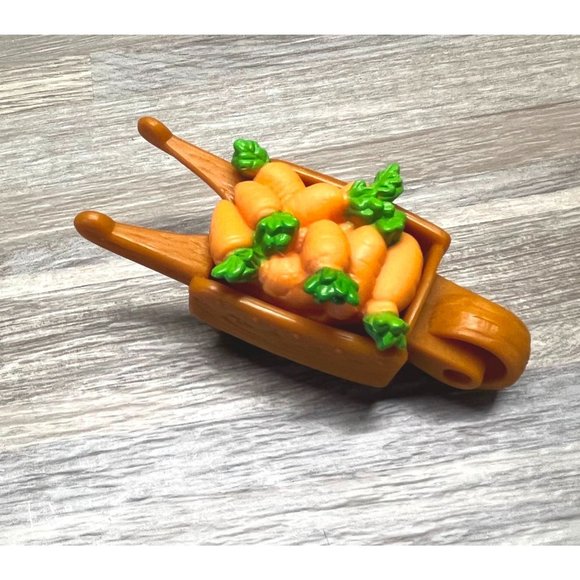 Toys | Vintage Mini Wheelbarrow With Carrots Plastic Toy 35 Across ...